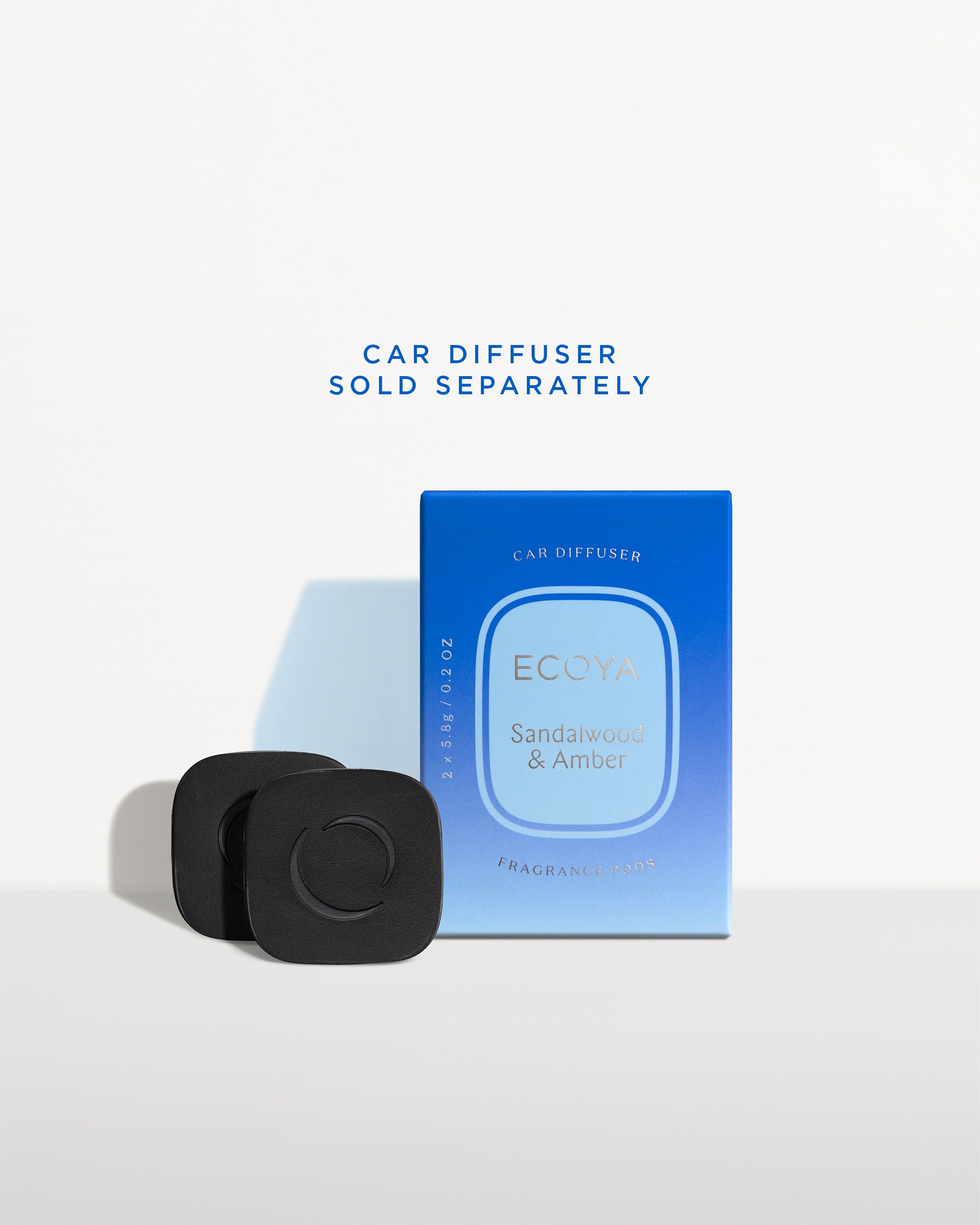 Buy Sandalwood & Amber Car Diffuser Fragrance Pods by ECOYA NZ online ...