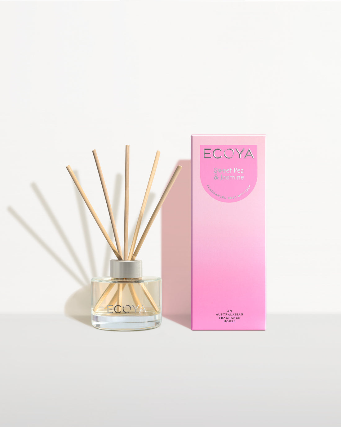Buy Sweet Pea & Jasmine Mini Reed Diffuser by ECOYA NZ online - ECOYA NZ