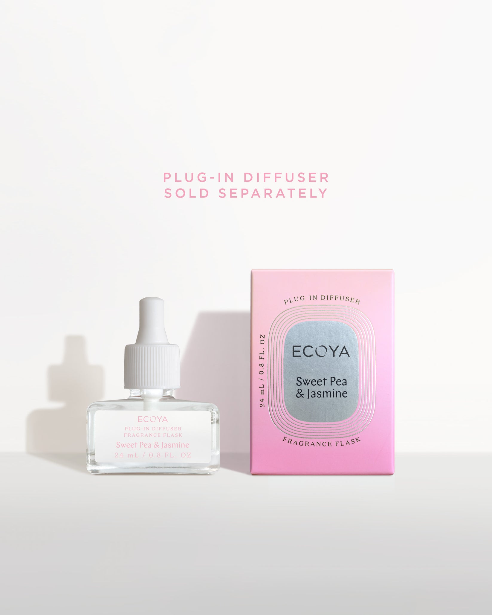 Buy Plug-In Diffuser Fragrance Flask: Sweet Pea & Jasmine by ECOYA NZ online - ECOYA NZ