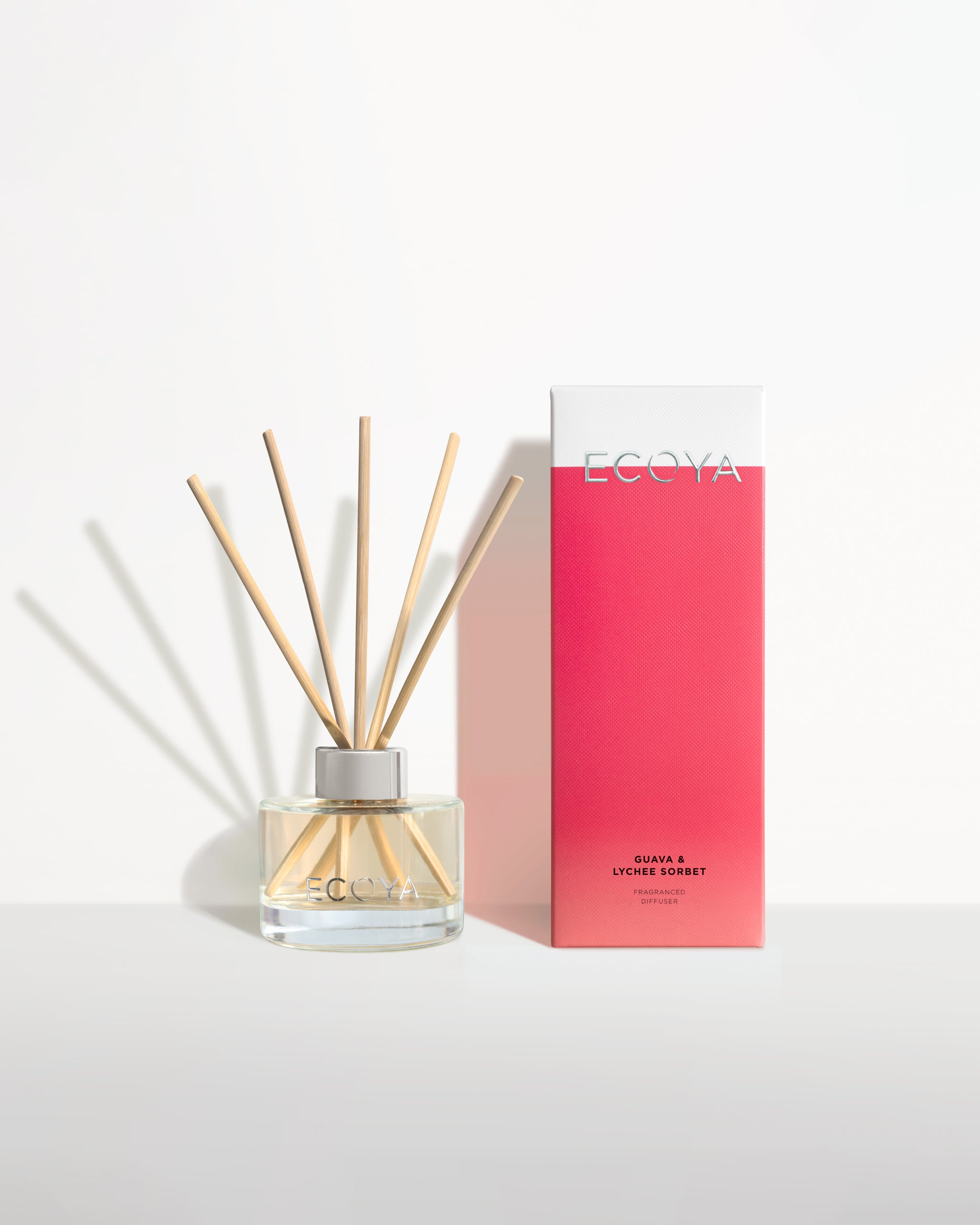 Buy Guava & Lychee Sorbet Mini Reed Diffuser by Ecoya online - ECOYA NZ