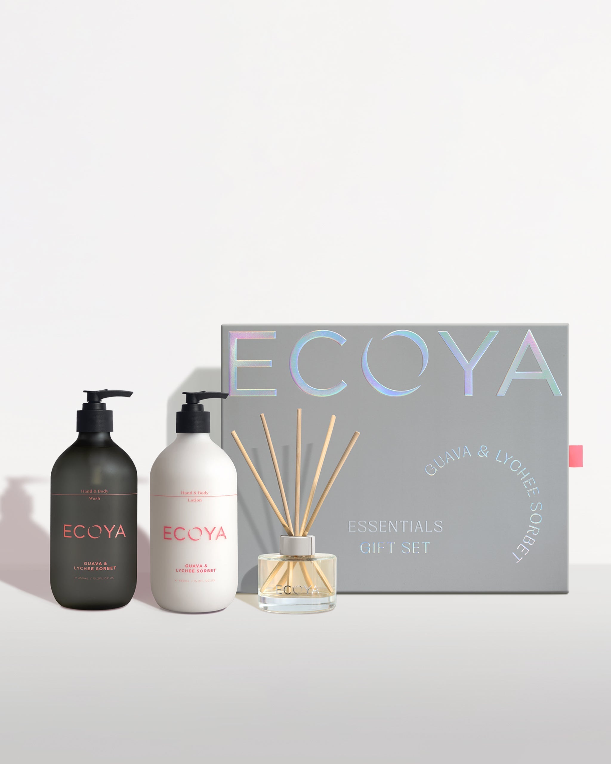 Buy Guava & Lychee Sorbet Essentials Gift Set by ECOYA NZ online - ECOYA NZ